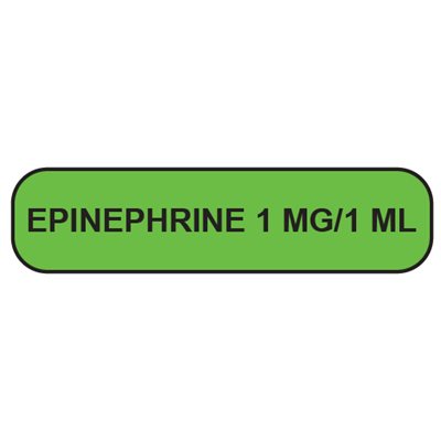 Label: Epinephrine 1 mg / 1 ml