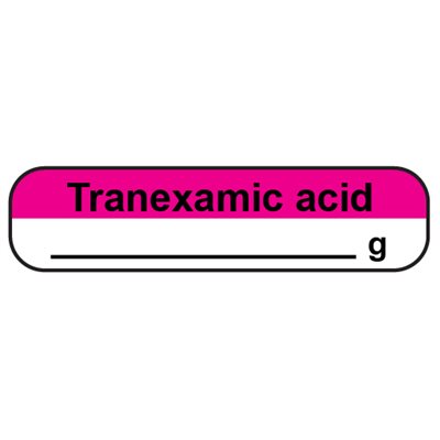 Label: Tranexamic acid __g