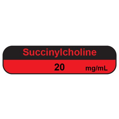 Label: Succinylcholine 20 mg / mL