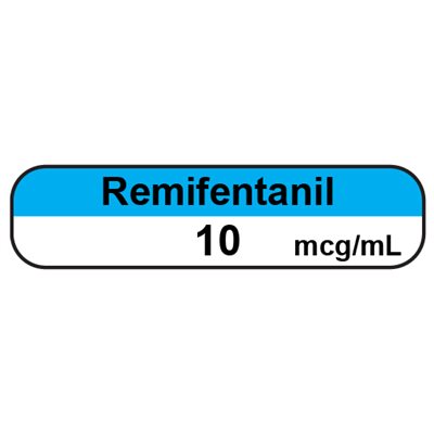 Label: Remifentanil 10 mcg / mL