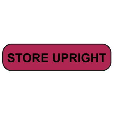 Label: Store Upright
