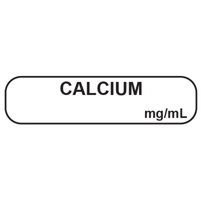 Label: Calcium mg / mL