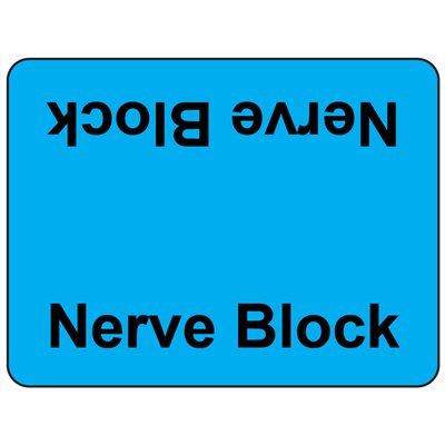 Label: Nerve Block Nerve Block
