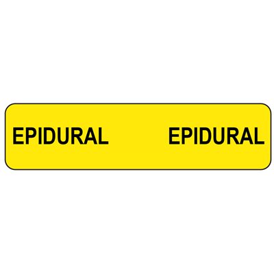 Label: Epidural Epidural