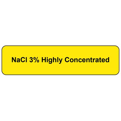 Label: NaCl 3% Highly Concentrated