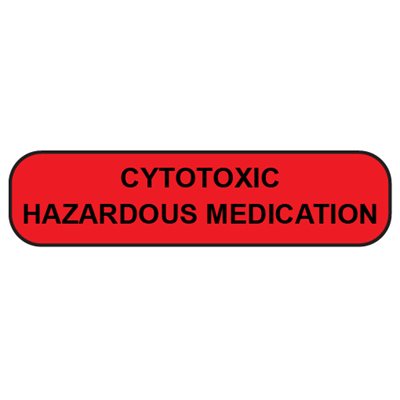 Label: Cytotoxic hazardous medication