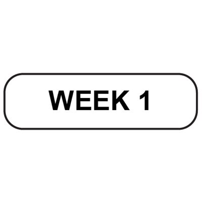 Label: Week 1