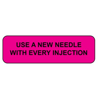 Label: Use a new needle with every injection