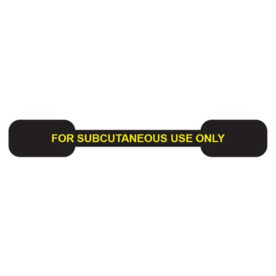 Label: FOR SUBCUTANEOUS USE ONLY