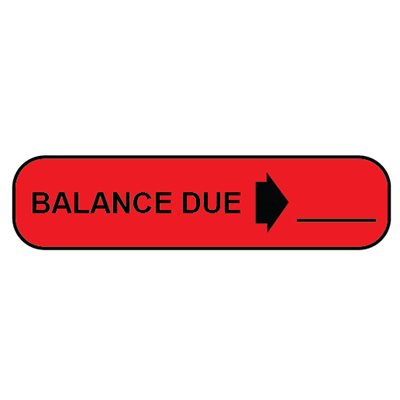 Label: Balance Due