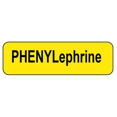 Label: PHENYLephrine