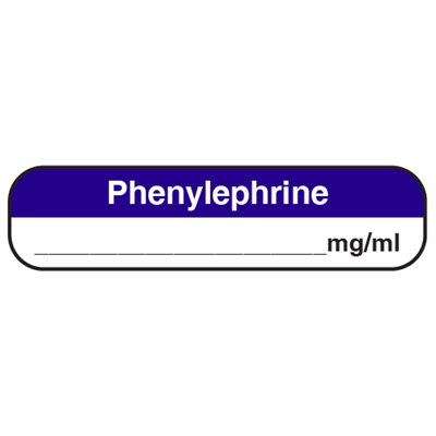 Label: Phenylephrine mg / ml
