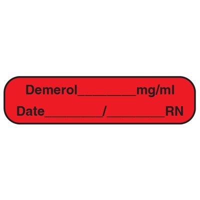 Label: Demerol mg / ml