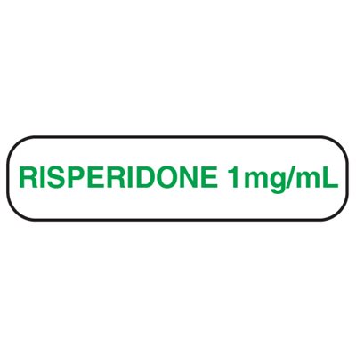 Label: Risperidone 1mg / mL