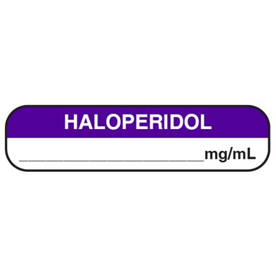 Label: Haloperidol mg / mL