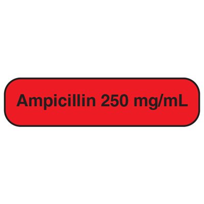 Label: Ampicillin 250 mg / mL
