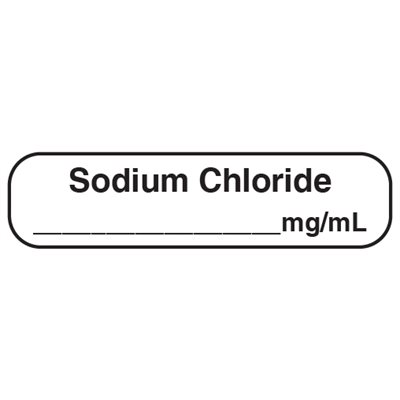 Label: Sodium Chloride ___ mg / mL