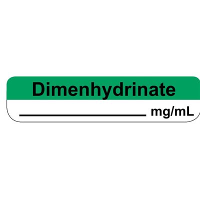 Label: Dimenhydrinate ___mg / mL