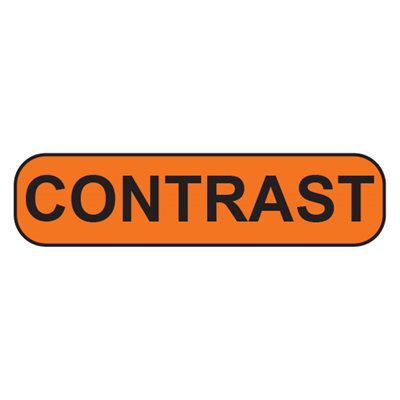 Label: Contrast