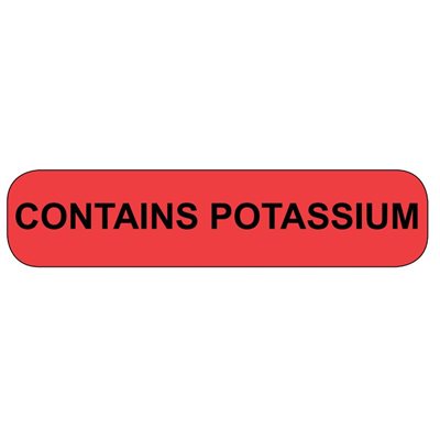 Label: Contains Potassium