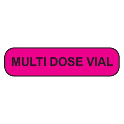 Label: Multi Dose Vial