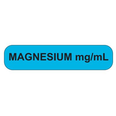 Label: Magnesium mg / mL