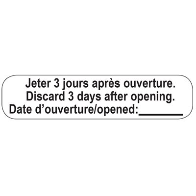 Label: Jeter 3 Jours...