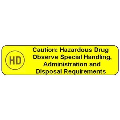 Label: Caution: Hazardous Drug Observe Special Handling, Administration ...