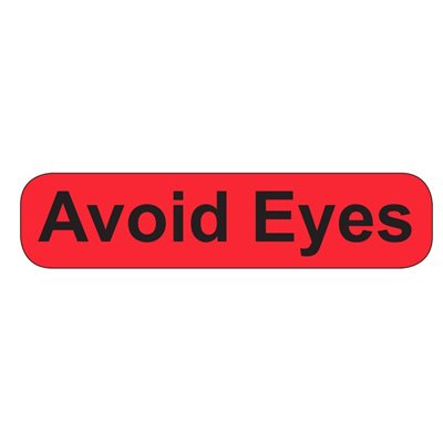 Label: Avoid Eyes