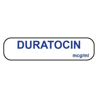 Label: Duratocin mcg / ml