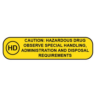 LABEL: Caution hazardous drug....