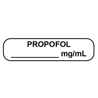 LABEL: Propofol mg / ml