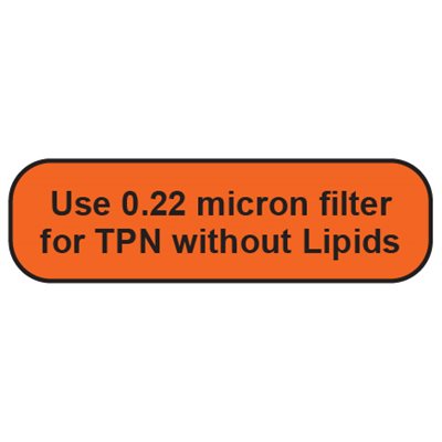 LABEL: Use 0.22 micron filter