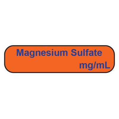 LABEL: Magnesium sulfate mg / ml