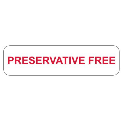 Label: Preservative Free