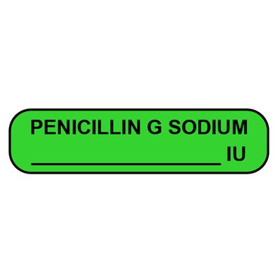 Label: Penicillin G Sodium