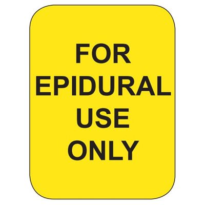 Label: For Epidural Use Only