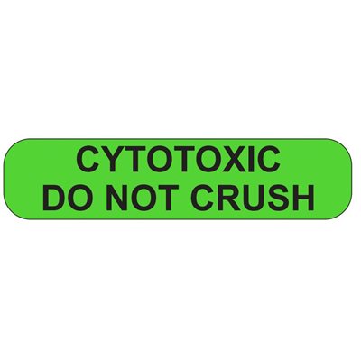 Label: Cytotoxic Do Not Crush