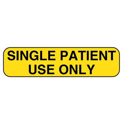 Label: Single Patient Use Only