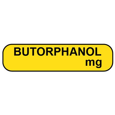 Label: Butorphanol mg
