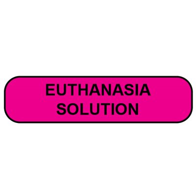Label: Euthanasia Solution