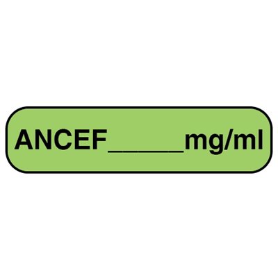 Label: Ancef___mg / mL
