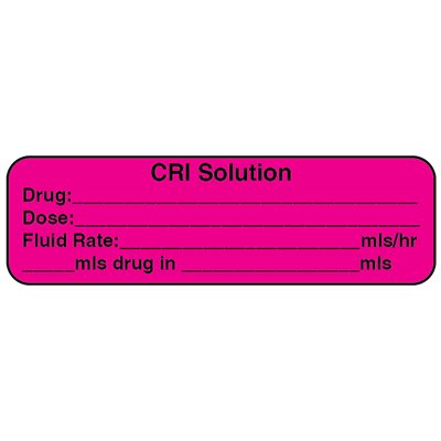 Label: CRI Solution...