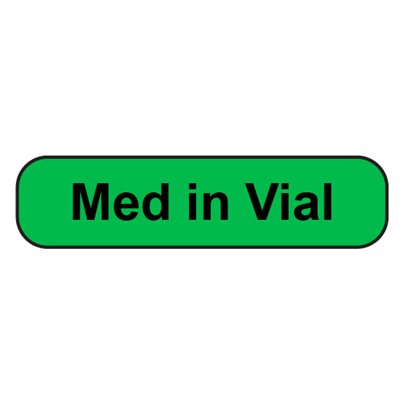 Label: Med In Vial