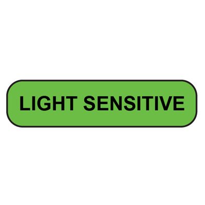 Label: Light Sensitive