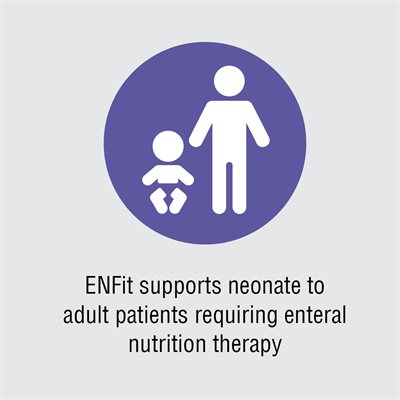 Clear ENFit Syringe, 10ml