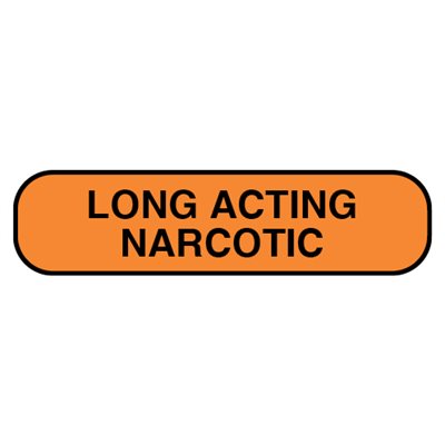 Label: "LONG ACTING NARCOTIC"