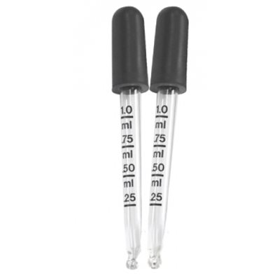 Glass Medicine Droppers, 1 ml Set