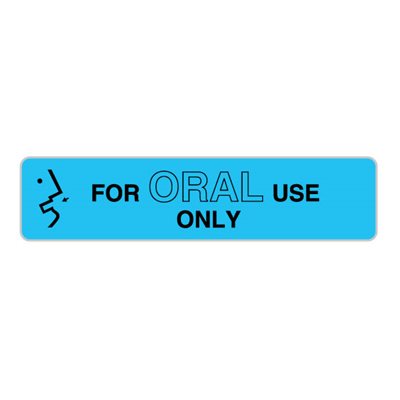 Label "For ORAL Use Only"