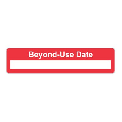 Label: Beyond Use Date